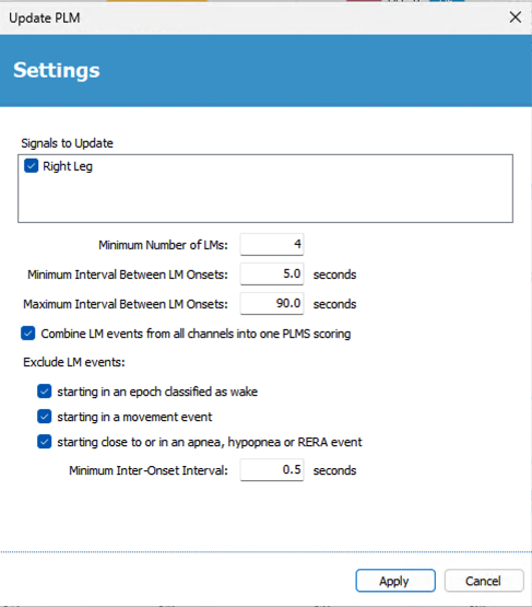 Scoring Limb Movements and Periodic Limb Movements in Noxturnal – Nox ...